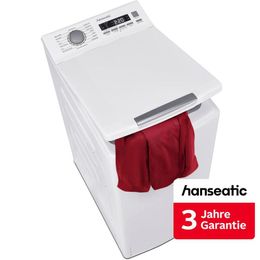 Hanseatic Waschmaschine Toplader &raquo;HTW8013A&laquo; 8 kg 1300 U/min inkl. 3 Jahre Herstellergarantie wei&szlig;