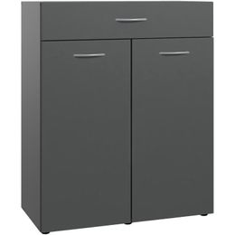 wimex Kombikommode &raquo;Multiraumkonzept&laquo; Schubk&auml;sten auf Metallschienen grau Holzwerkstoff B/H/T: 80cm x 98cm x 40cm, 1 Stk., 2 Stk.