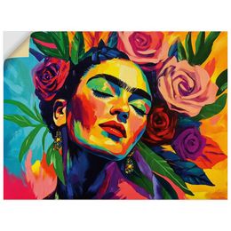 Artland Wandbild &raquo;Die florale Umarmung, Rosen M&auml;dchen&laquo; Bilder von Frauen 1 Stk. tlg. als Alubild, Leinwandbild, Poster, Wandaufkleber in verschied. Gr&ouml;&szlig;en 