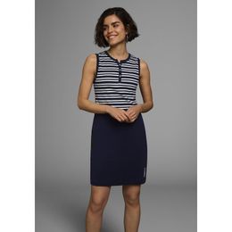 Kangaroos Damen Kangaroos Sommerkleid aus Rippware, Mini-L&auml;nge blau 44, N-Gr