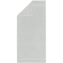 Egeria Handt&uuml;cher &raquo;Manhatten Gold&laquo; Uni Programm mit Streifenbord&uuml;re, reine Baumwolle grau Frottier, Obermaterial: 100% Baumwolle B/L: 70cmx140cm, 1 Stk., 