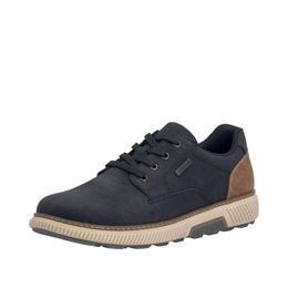 Rieker Herren Sneaker Halbschuh, Schn&uuml;rschuh, Casual Sneaker mit weichem Schaftrand, TEX schwarz 46