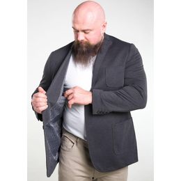 Man's World Plus Herren Jerseysakko &raquo;Grosse Gr&ouml;ssen&laquo; grau 35