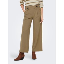 Jacqueline de Yong Jdy Damen JDY Jerseyhose &raquo;JDYGEGGO NEW LONG PANT JRS NOOS&laquo; Materialmix braun XS (34), L&auml;nge 32
