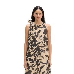 Marc O'Polo MARC O'POLO Damen Minikleid "aus bedrucktem Baumwoll-Voile", beige, Gr. 40, bedruckt, Obermaterial: 100% Baumwolle. Futter: 100% Modal, Kleider