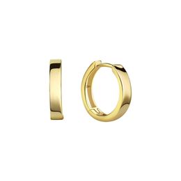 Firetti Damen Paar Creolen "Schmuck Geschenk Gold 333 Ohrschmuck Ohrringe", 15, Gelbgold 333, gold, Gelbgold 333, Ohrringe