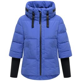 Navahoo Damen Steppjacke "Lotusherz XIV", blau, Gr. M, Obermaterial: 100% Polyester. Innenfutter: 100% Polyester. Wattierung: 100% Polyester.