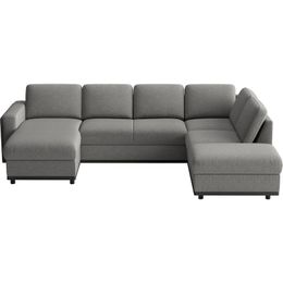 Sit & More sit&more Wohnlandschaft &raquo;Cordoba&laquo; wahlweise mit Schlaffunktion und Bettkasten oder Stauraum 100% Polyester B/H/T: 305cm x 85cm x 212cm, Struktur, 