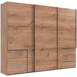 wimex Schwebet&uuml;renschrank &raquo;Level by fresh to go&laquo; braun B/H/T: 300cm x 236cm x 65cm, Schubladen: 6 Stk. T&uuml;ren: 3 Stk.