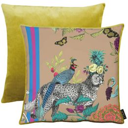 Apelt Dekokissen &raquo;Linus&laquo; Wendekissenh&uuml;lle mit F&uuml;llung, 1 St&uuml;ck beige Polyester B/L: 45cm x 45cm, 1 Stk.