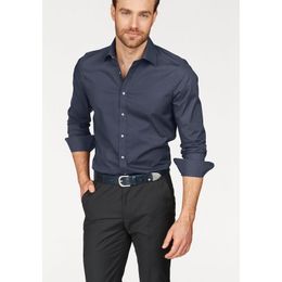 OLYMP Herren OLYMP Businesshemd &raquo;Level Five body fit&laquo; formbest&auml;ndig durch Elasthan blau 41, N-Gr
