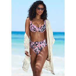 Sunseeker Damen B&uuml;gel-Bikini-Top &raquo;Palina&laquo; im Paisley Druck schwarz 40, Cup E