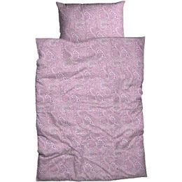 CASATEX Bettw&auml;sche &raquo;Lunis&laquo; 2 Stk. Paisley Design, frische u. freundliche Farben lila Renforc&eacute;, Obermaterial: 100% Baumwolle B/L: 135cm x 200cm, 1 Stk.
