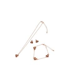 Aniston Jewelry & Watches Damen Aniston JEWELRY & WATCHES Schmuckset &raquo;Multipack Schmuck Geschenk Ohrringe Armkette Halskette Animalprint&laquo; (Set, 5 tlg.