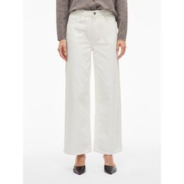 Vila Damen High-waist-Jeans &raquo;VIFREYA JAF HW JEANS - NOOS&laquo; wei&szlig; 38, L&auml;nge 32