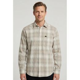 Camel Active Herren Camel Active Langarmhemd mit Karo-Muster L, N-Gr
