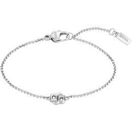 BOSS Damen BOSS Armkette &raquo;DOUBLE B PETIT&laquo; silber 16cm, Edelstahl