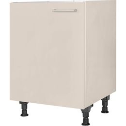 Nobilia Sp&uuml;lenschrank &raquo;"Laser", Ausrichtung w&auml;hlbar, vormontiert, in den Breiten&laquo; 45 und 60 cm, mit h&ouml;henverstellbaren Sockelf&uuml;&szlig;en B/H/T: 60cm x 87cm 