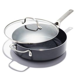 OXO Good Grips Servierpfanne &raquo;Antihaftbeschichtete Sautierpfanne mit Deckel&laquo; Aluminium 1 tlg. Anbraten, schwenken, k&ouml;cheln &mdash; Kochen im Alltag m&uuml;helos 