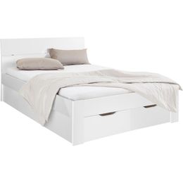 Rauch Bett &raquo;Einzelbett Doppelbett Stauraum FLEXX Breiten 90/140/180 cm&laquo; Einzelbett Doppelbett Stauraum FLEXX Breiten 90/140/180 cm wei&szlig; Liegefl&auml;che 