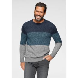MAN'S WORLD Man's World Herren Rundhalspullover &raquo;Bis Gr&ouml;&szlig;e 5 XL, in vielen Farben! Preis- Leistungsbestseller&laquo; mehrfarbig, bequeme Pa&szlig;form bunt L (52/54)