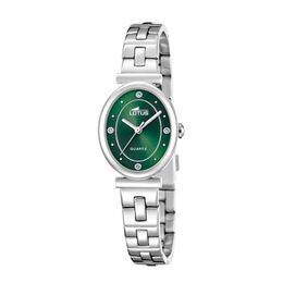 Lotus Damen Quarzuhr &raquo;2Gether&laquo; Armbanduhr, Damenuhr, Edelstahlarmband, Ideal auch als Geschenk gr&uuml;n Einheitsgr&ouml;&szlig;e