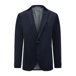 Pierre Cardin Herren Baumwollsakko "Michel", blau, Gr. 50, uni, Obermaterial: 98% Baumwolle CO. 2% Elasthan EL. Futter: 100% Polyester PES. 100%