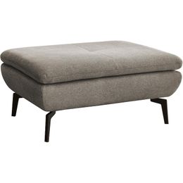 Die PlanBar Hocker &raquo;MP-IN23002&laquo; 1 Stk. tlg. hochwertige Kaltschaumpolsterung, stylische Metallf&uuml;&szlig;e grau 100% Recyceltes Polyester B/H/T: 93cm x 44cm x