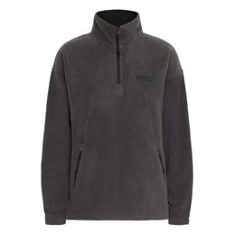 oxmo Damen Troyer "Troyer OXMatsine", grau, Gr. M, Obermaterial: 100% Polyester PES., Pullover