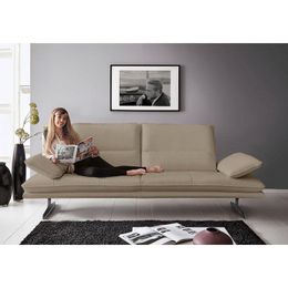 W.Schillig 2,5-Sitzer &raquo;broadway Designsofa mit hohem Sitzkomfort&laquo; Sitztiefenverstellung, Kopfteil- & Seitenteilverstellung, Breite 236cm braun 