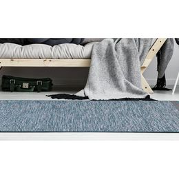Arte Espina Teppich &raquo;Nomad 8064&laquo; rechteckig 11 mm H&ouml;he Handgemachter Fransenteppich in neutralem Design blau Wolle B : 170cm 1 Stk., 11mm, L: 240cm