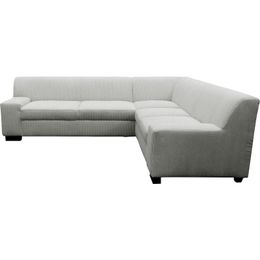 OTTO home Ecksofa &raquo;Faxe 249 x 214 cm, auch mit Schlaffunktion&laquo; L-Form, aus haustierfreundlichem Pet Friendly Cord grau 90% Polyester, 10% Nylon B/H/T: