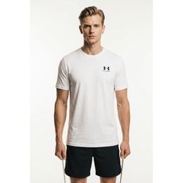 Under Armour Herren T-Shirt &raquo;UA M SPORTSTYLE LC SS&laquo; kurz&auml;rmliges Design, mit Rundhalsausschnitt, gerader Abschluss wei&szlig; 4XL