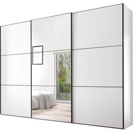 STAUD Schwebet&uuml;renschrank &raquo;Includo, Made in Germany&laquo; Mit Spiegelt&uuml;re und vier verschiedenen Ausstattungsvarianten wei&szlig; Holzwerkstoff wei&szlig;, B/H/T: 