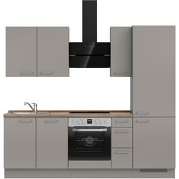 Nobilia K&uuml;chenzeile &raquo;"Laser II", NEU: individuell anpassbar mit gratis Profi-Beratung&laquo; vormontiert, 240 cm breit, optional mit verschiedenen E‐Ger&auml;te-