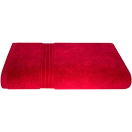 Dyckhoff Duschtuch &raquo;Siena&laquo; mit Bord&uuml;re rot Frottier, Obermaterial: 100% Baumwolle B/L: 70cmx140cm, 1 Stk., Frottier