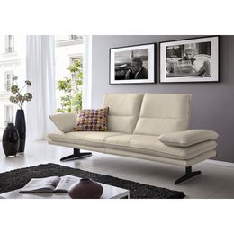 W.Schillig 2-Sitzer &raquo;broadway, Designsofa mit tollem Sitzkomfort, Breite 216cm&laquo; Sitztiefenverstellung, Kopfteil- & Seitenteilverstellung, Breite 216cm