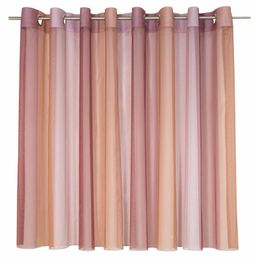 WIRTH Gardine &raquo;Eloise&laquo; &Ouml;sen 1 Stk. tlg. Store rot Polyester 245cm, &Ouml;sen, 140cm