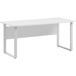 Schildmeyer Schreibtisch &raquo;Serie 1500, Schreibtisch, Made in Germany, B: 160cm&laquo; Solide Verarbeitung - Dieses Produkt ist in Deutschland gefertigt grau B/H/T: 160cm