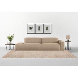 Trendmanufaktur Big-Sofa &raquo;Braga, mit hochwertigem Kaltschaum, Megasofa, in Cord erh&auml;ltlich&laquo; modernes Big-Sofa, Couch mit hohem Sitzkomfort, 277/72/107