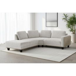 Sit & More sit&more Ecksofa &raquo;Concept&laquo; Modernes Sofa in drei Fu&szlig;farben zur Auswahl 100% Polyester B/H/T: 223cm x 84cm x 251cm, langer Schenkel links,mit Fu&szlig; Buche