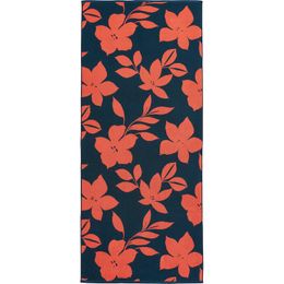 Dyckhoff Strandtuch &raquo;Flowers&laquo; 100% Baumwolle bunt Zwirnfrottee, Obermaterial: 100% Baumwolle B/L: 80cmx180cm, 1 Stk., Blumen, Zwirnfrottee