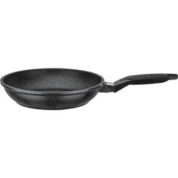 GSW Bratpfanne &raquo;Titanium Granit&laquo; Aluminiumguss 1 Stk. tlg. Induktion schwarz &Oslash; 28cm + H&ouml;he 6cm