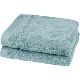 Ross Handt&uuml;cher &raquo;Rubin&laquo; 100% Baumwolle blau Frottier, Baumwolle B/L: 50cmx100cm, 2 Stk., Frottier