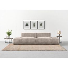 Trendmanufaktur Big-Sofa &raquo;Braga, toller Sitzkomfort, Designsofa&laquo; in moderner Optik, mit hochwertigem Kaltschaum beige 88% Polyester, 12% Polyacrl B/H/