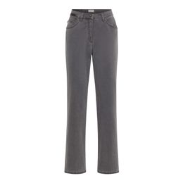 Damen 5-Pocket-Jeans "Style CORRY", grau, Gr. 52, RAPHAELA BY Brax, Denim/Jeans, 78% Baumwolle, 18% Polyester, 4% Elasthan, Jeans