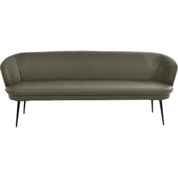 K+w Komfort & Wohnen K+W Komfort & Wohnen Polsterbank &raquo;ZOOM&laquo; 3-Sitzer Polsterbank mit dekorativen Keder beige B/H/T: 222cm x 87cm x 66cm, Leder Longlife BRONCO