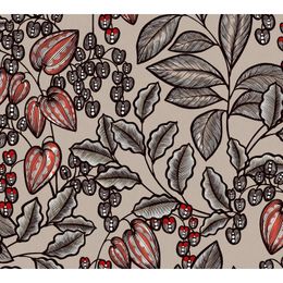 ARCHITECTS PAPER Vliestapete &raquo;Floral Impression&laquo; Wald botanisch floral glatt Tapete Blumen Tapeten Wohnzimmer Schlafzimmer K&uuml;che modern Design B&uuml;ro braun Vlies B/L: 