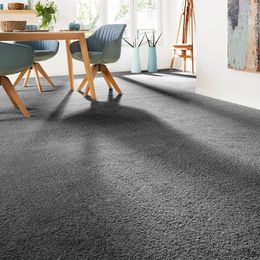 ANDIAMO Teppichboden &raquo;Verona, Velours, Gesamth&ouml;he 6 mm, Luxusklasse LC2&laquo; rechteckig Uni Farben, Breite 400 cm oder 500 cm, strapazierf&auml;hig, pflegeleicht grau 