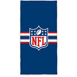 Quelle Badetuch &raquo;NFL Super Bowl&laquo; hochfarbig bedruckt, American Football bunt Velours, Obermaterial: 100% Baumwolle B/L: 75cmx150cm, 1 Stk., Velours